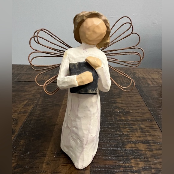 Willow Tree | Accents | Rare Retired Willow Tree Angel Of Learning ...